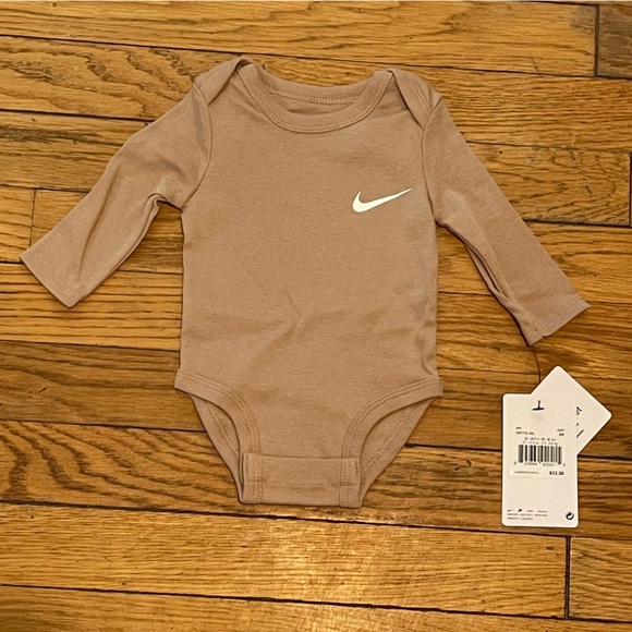 Nike | One Pieces | Nwt Nike Long Sleeve Onesie Size 6 Months | Poshmark